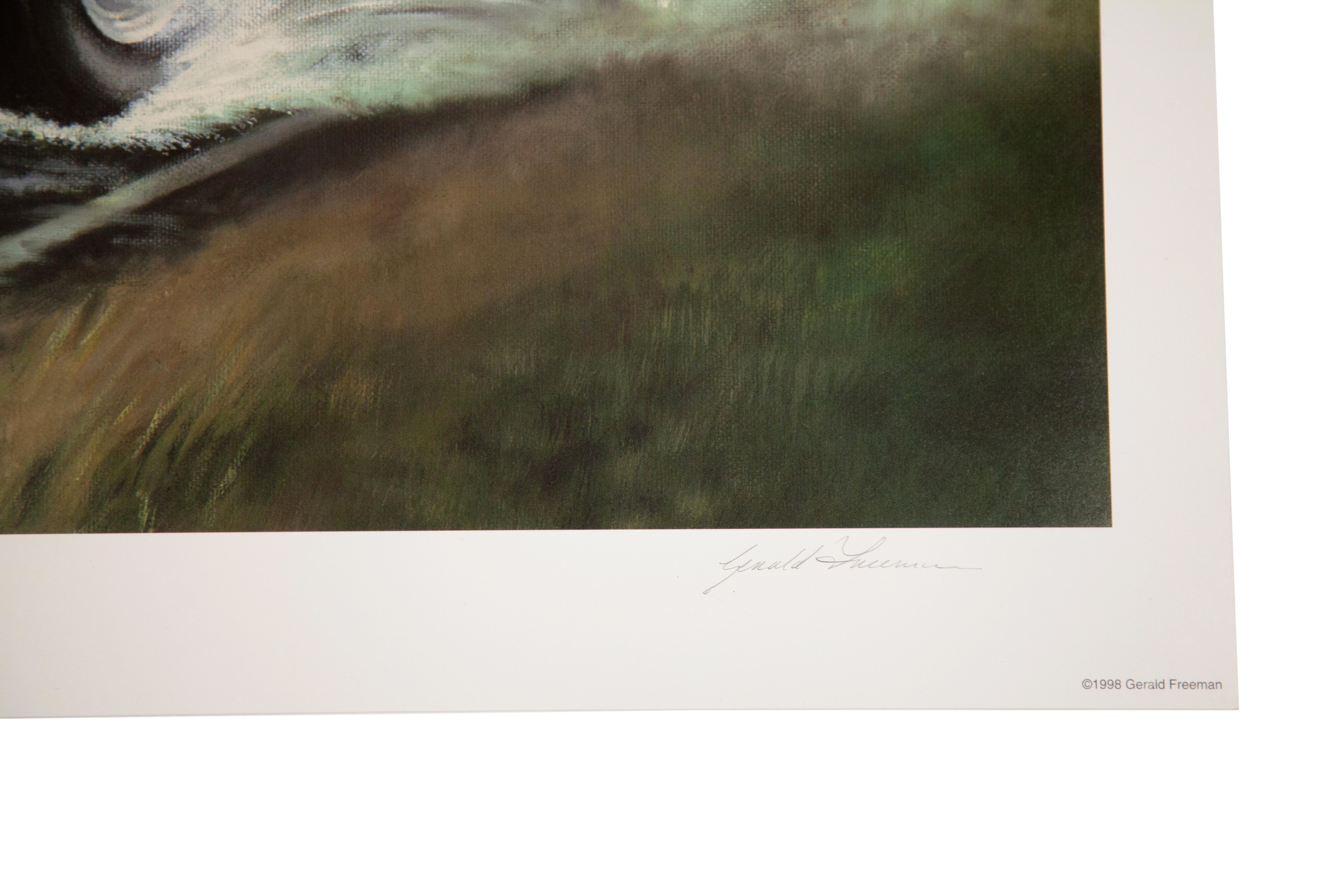 Lot 422 - Gerald Freeman Artwork Print, Depicting