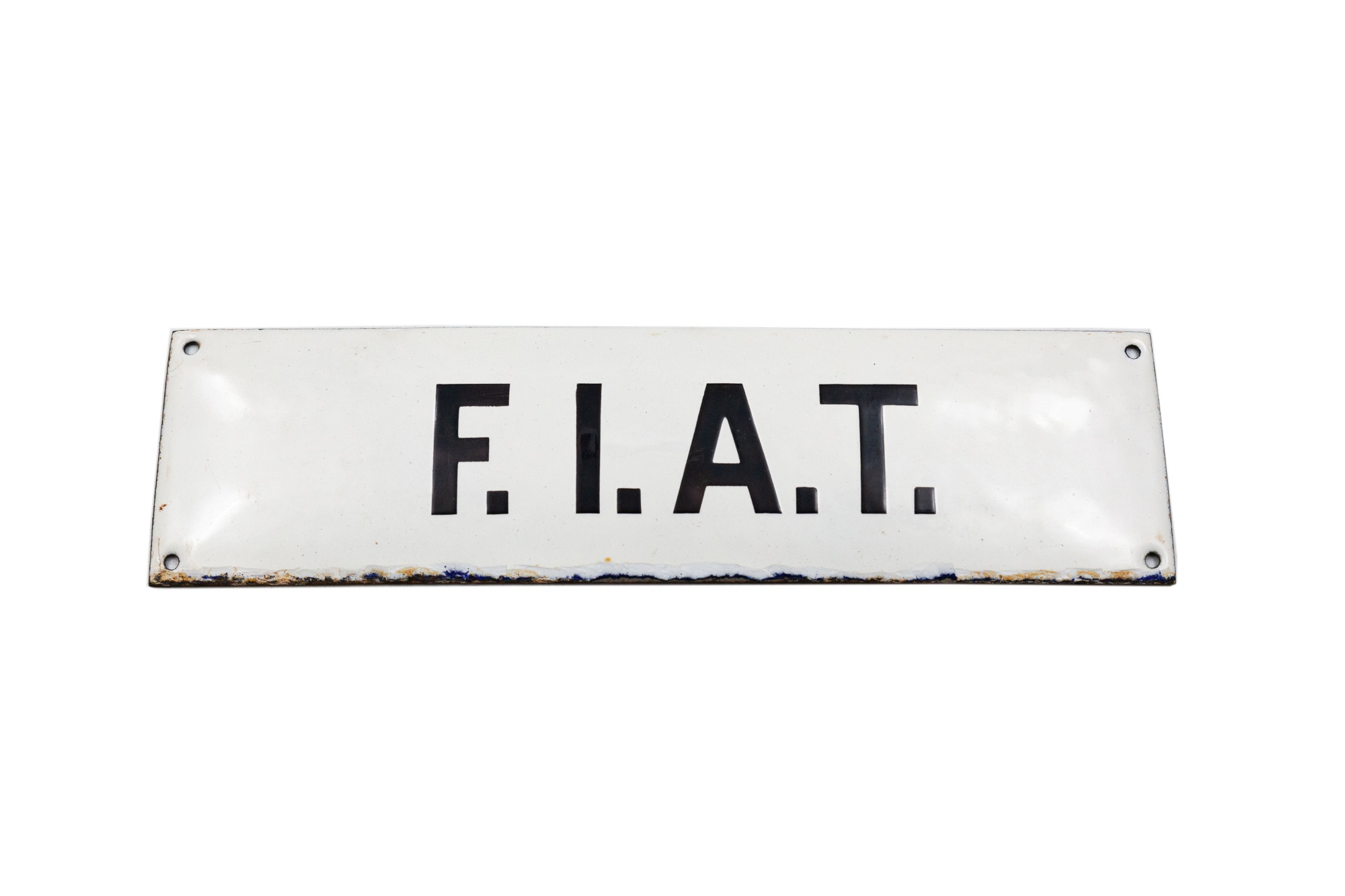 Lot 673 - F.I.A.T. Factory Enamel Sign