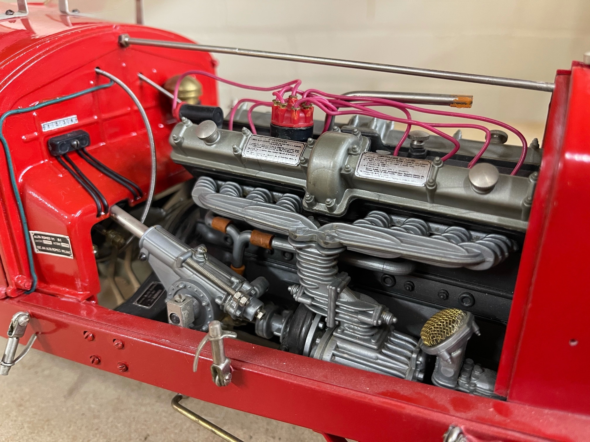 Lot 638 - 1:8 Scale Pocher Model of the Alfa Romeo 8C