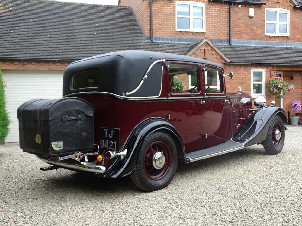 Lot 79 - 1935 Humber Snipe 80 Saloon