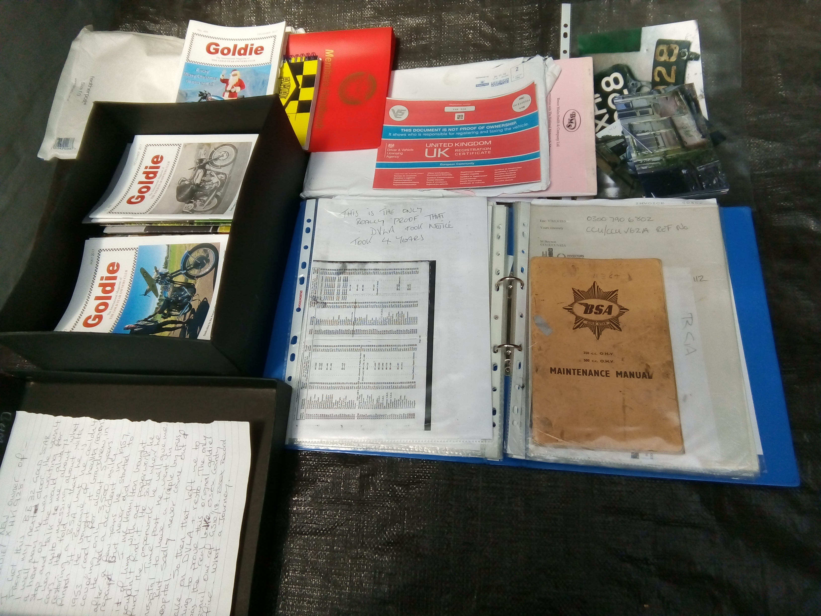 Lot 217 - 1953 BSA BB32 Goldstar