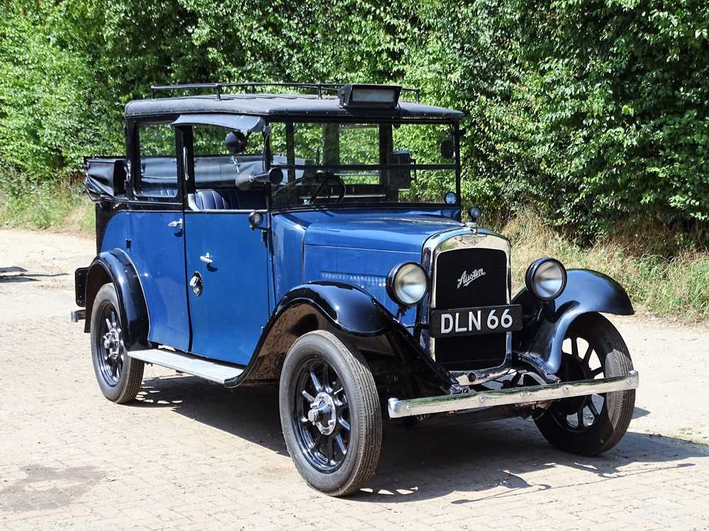 Lot 70 - 1937 Austin 12/4 'Low Loader' Taxi