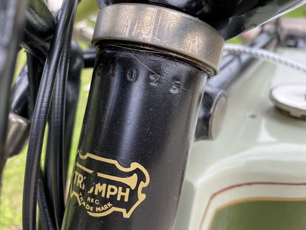 Lot 112 - 1925 Triumph Model P