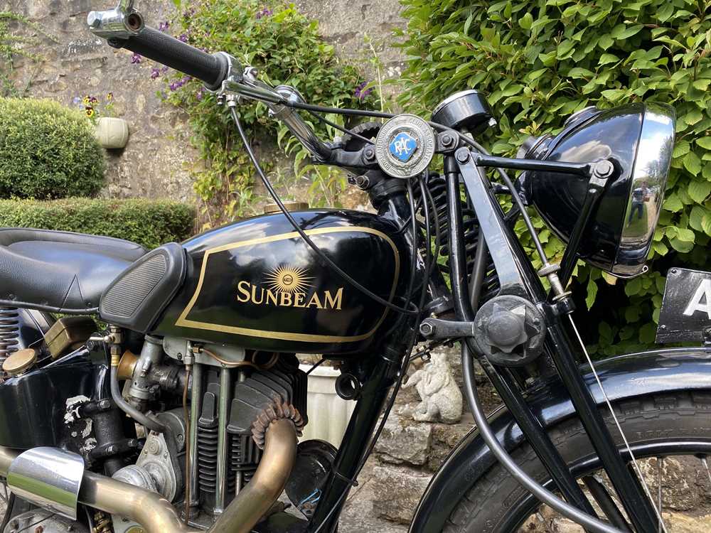 Lot 124 - 1936 Sunbeam Model 9