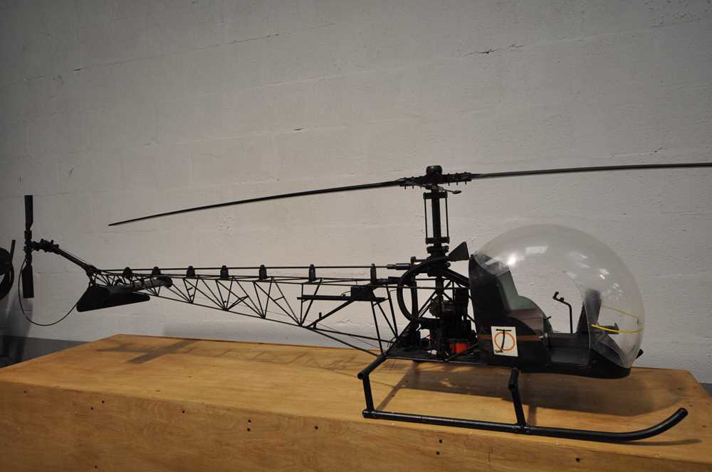 Lot 293 - James Bond Bell 47G Model Helicopter - Used