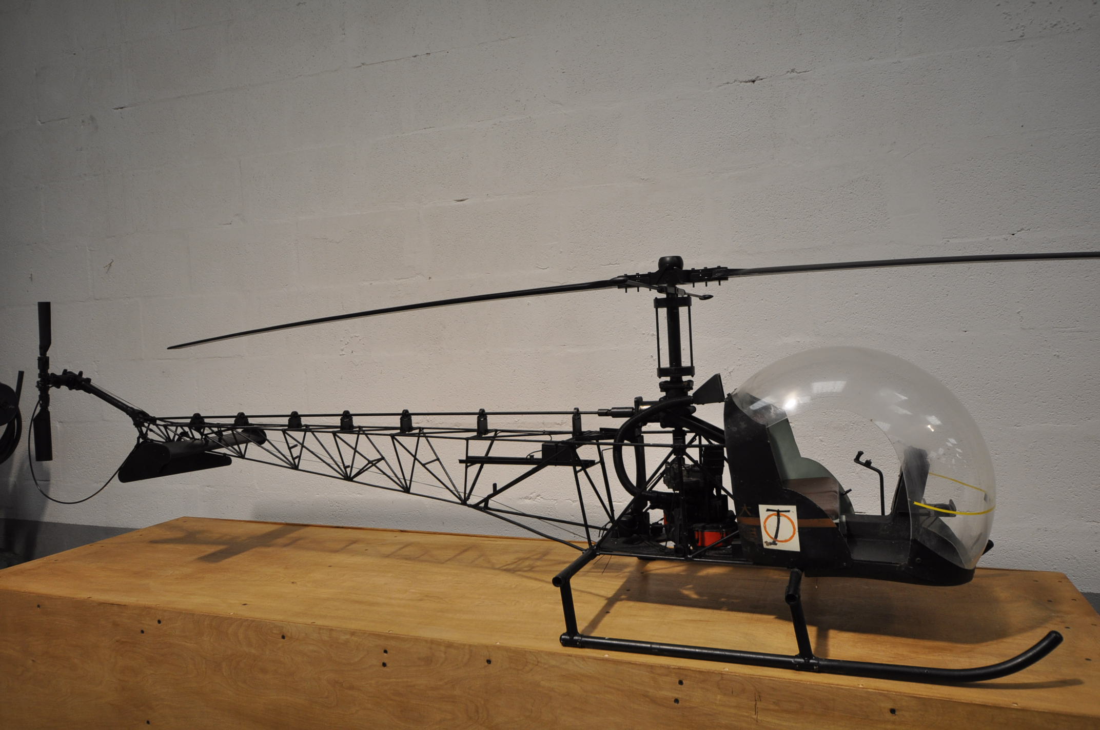 Lot 293 - James Bond Bell 47G Model Helicopter - Used