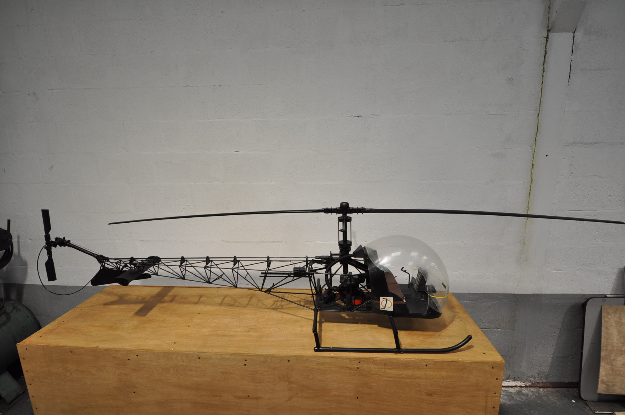 Lot 293 - James Bond Bell 47G Model Helicopter - Used