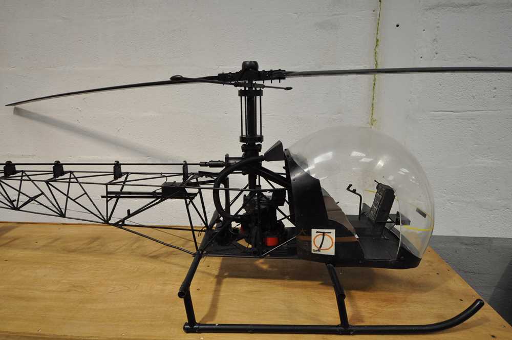 Lot 293 - James Bond Bell 47G Model Helicopter - Used