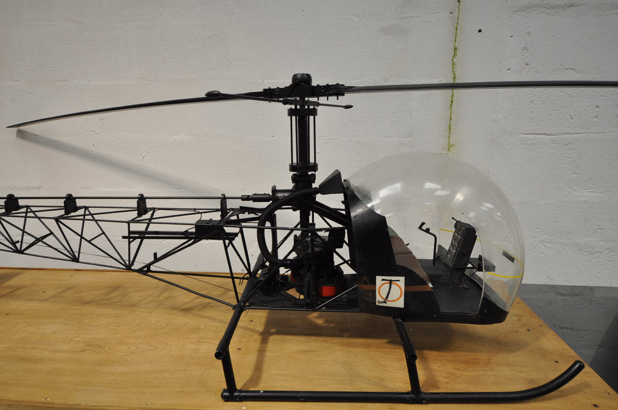 Lot 293 - James Bond Bell 47G Model Helicopter - Used