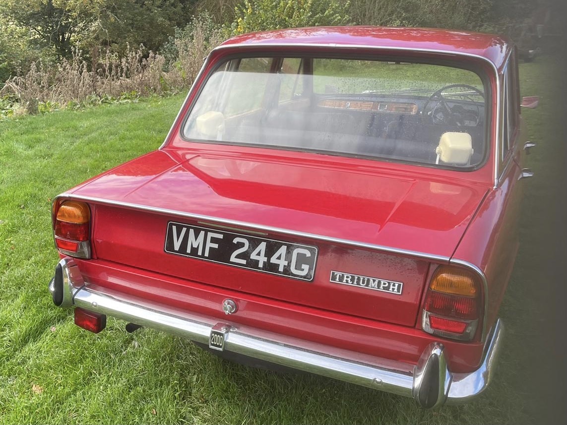 Lot 311 - 1968 Triumph 2000 Saloon