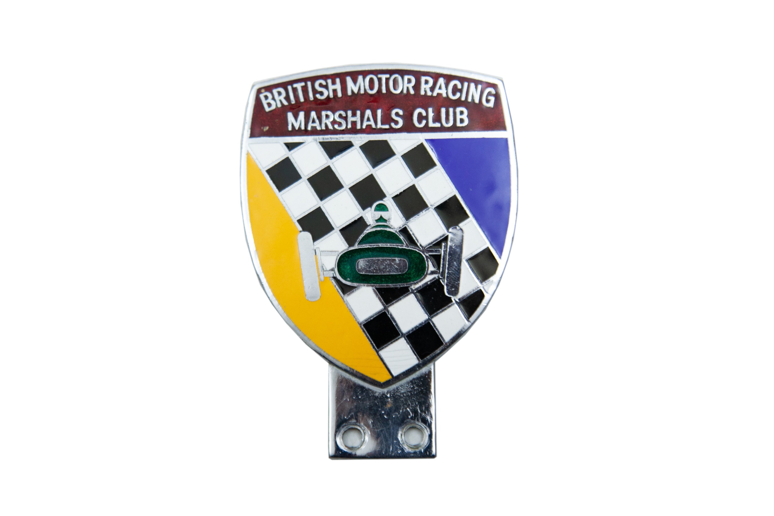 Lot 77 - Chrome and Enamelled ‘British Motor Racing