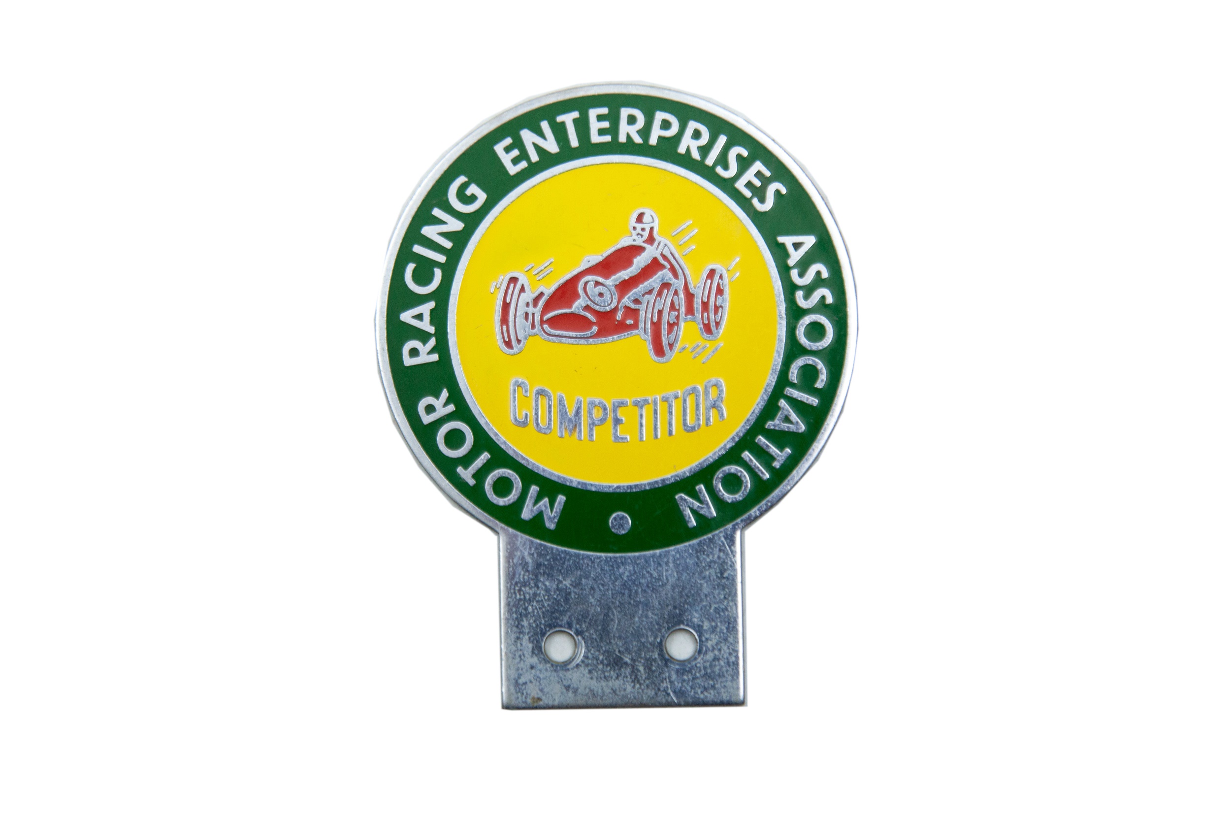 Lot 85 - Chrome and Enamelled ‘Motor Racing