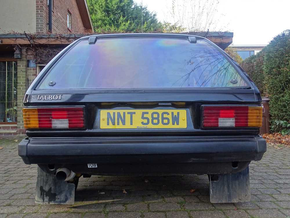 Lot 30 - 1980 Talbot Sunbeam Lotus