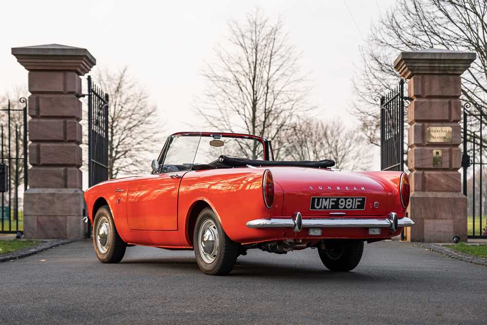 Lot 12 - 1968 Sunbeam Alpine Series V Roadster