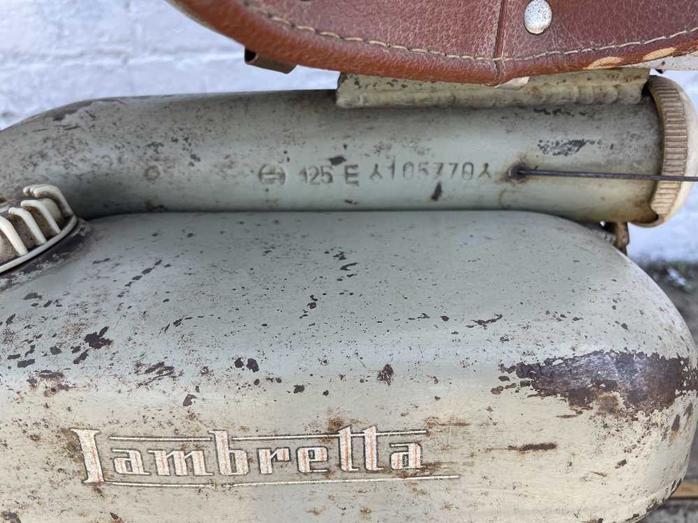 Lot 109 - 1953 Lambretta Model E