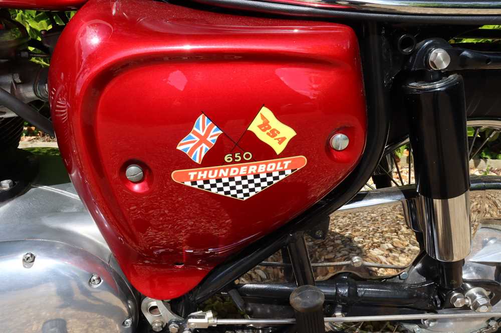 Lot 294 - 1968 BSA A65 Thunderbolt