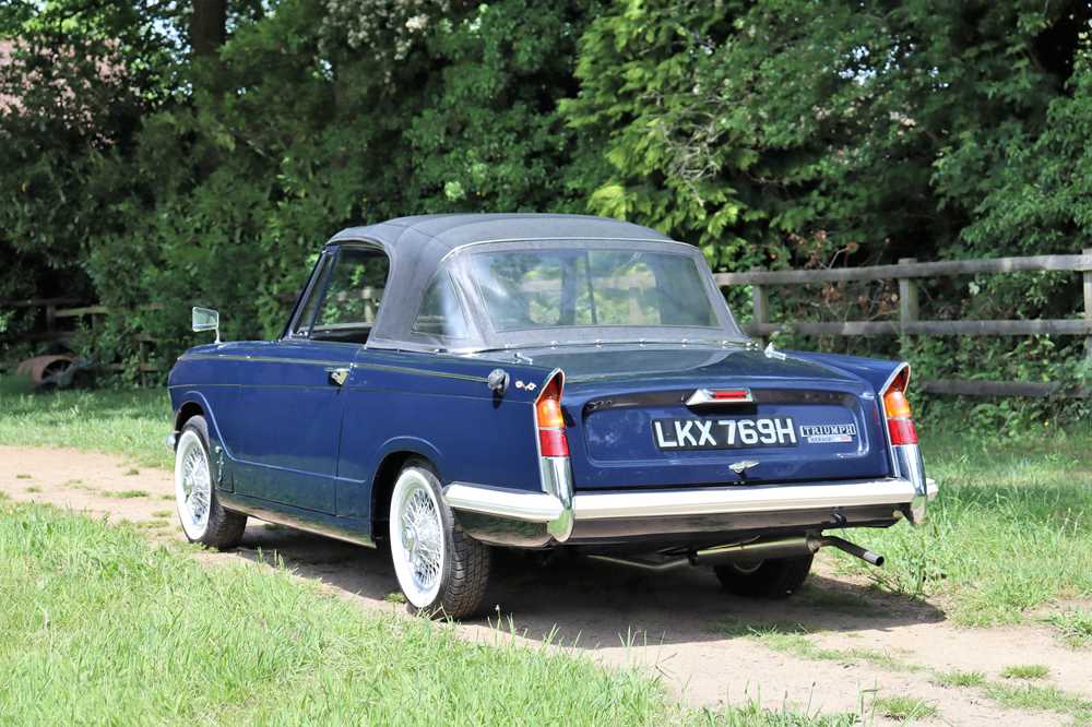 Lot 89 - 1969 Triumph Herald 13/60 Convertible