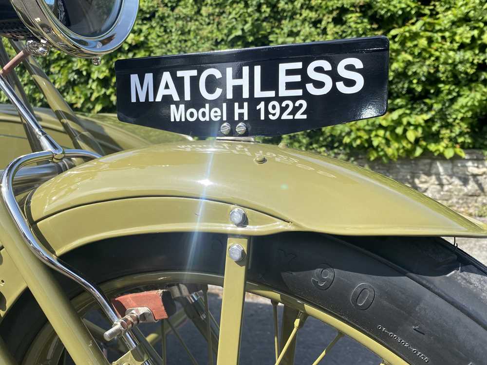 Lot 340 - 1922 Matchless H2 Combination