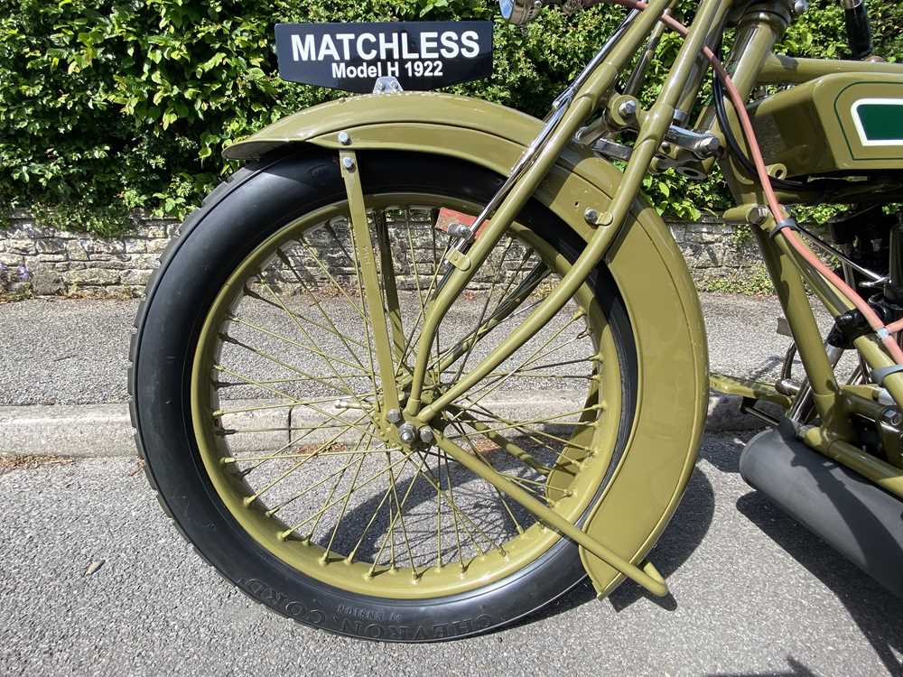 Lot 340 - 1922 Matchless H2 Combination