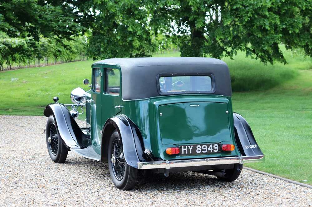 Lot 49 - 1933 Talbot AW75 Close Coupled Sports Saloon
