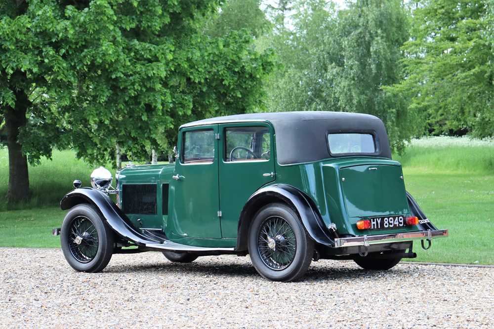 Lot 49 - 1933 Talbot AW75 Close Coupled Sports Saloon