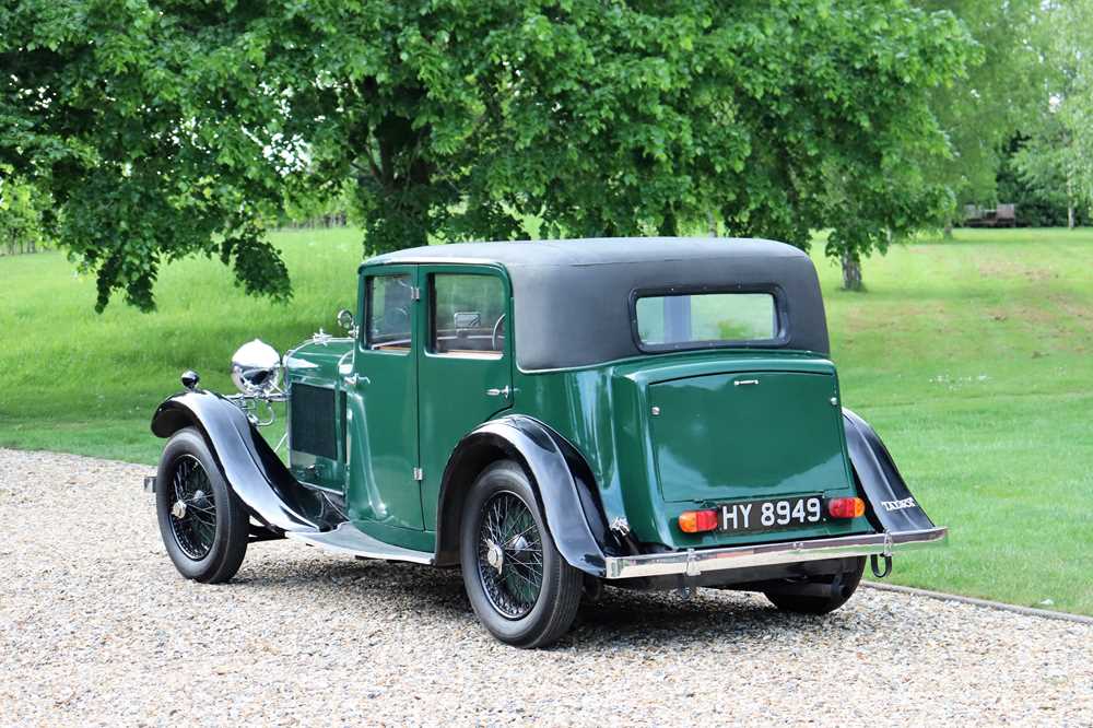 Lot 49 - 1933 Talbot AW75 Close Coupled Sports Saloon