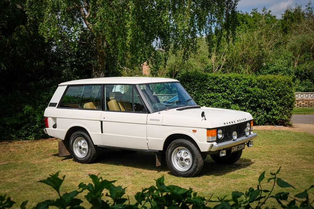 Lot 30 - 1974 Range Rover 'Two Door' Suffix C