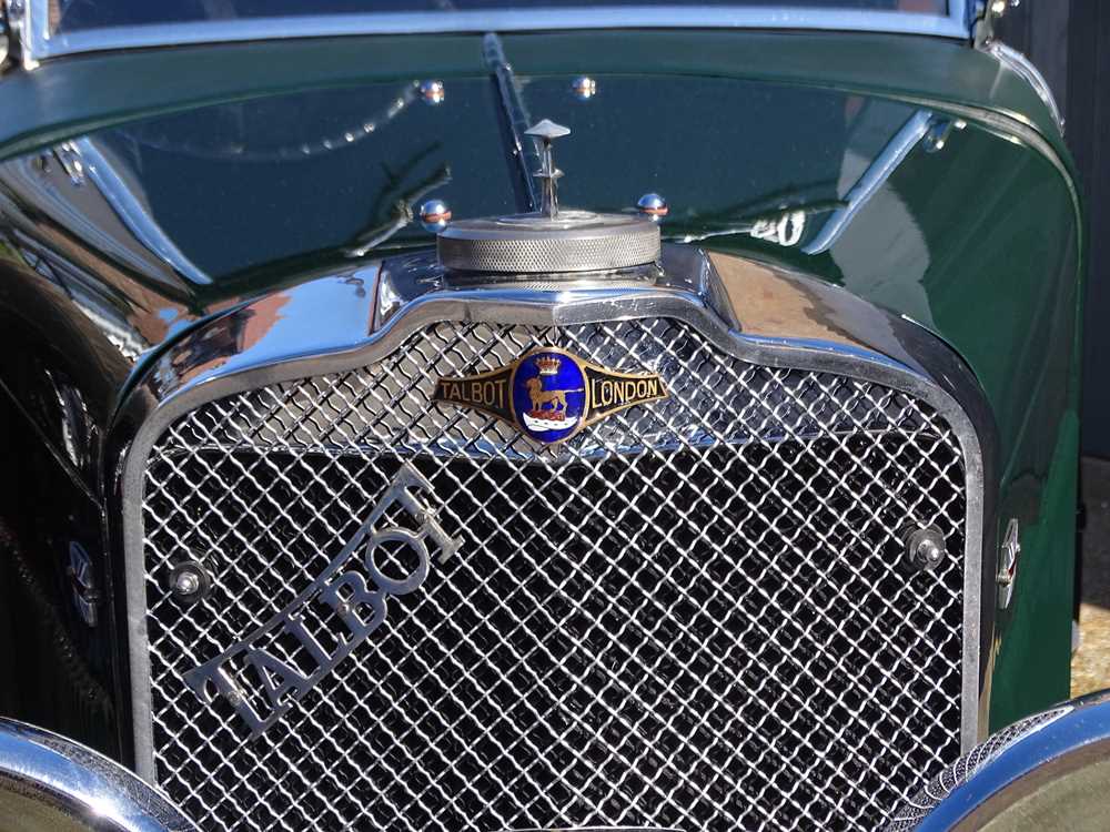 Lot 134 - 1933 Talbot 65/75 Tourer
