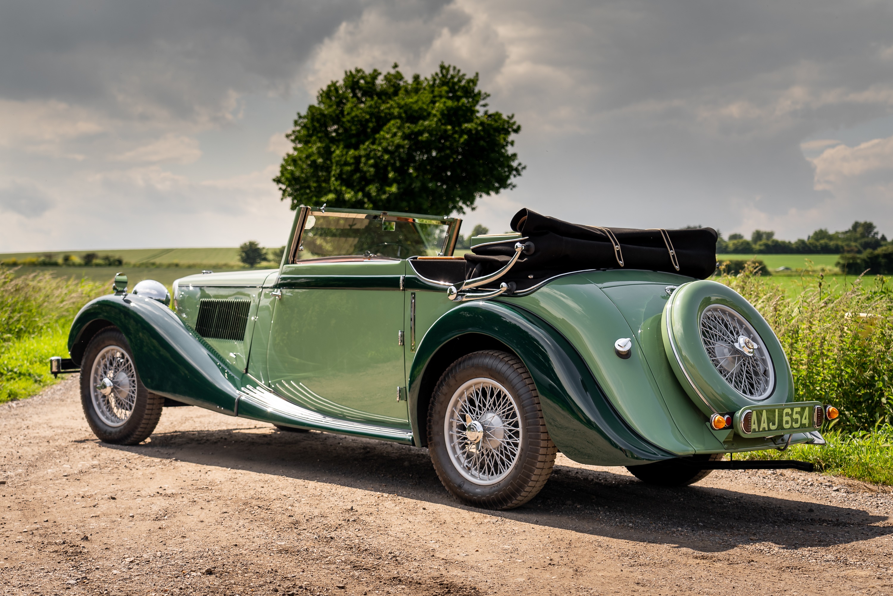 Lot 127 - 1937 MG SA Tickford Drophead Coupe