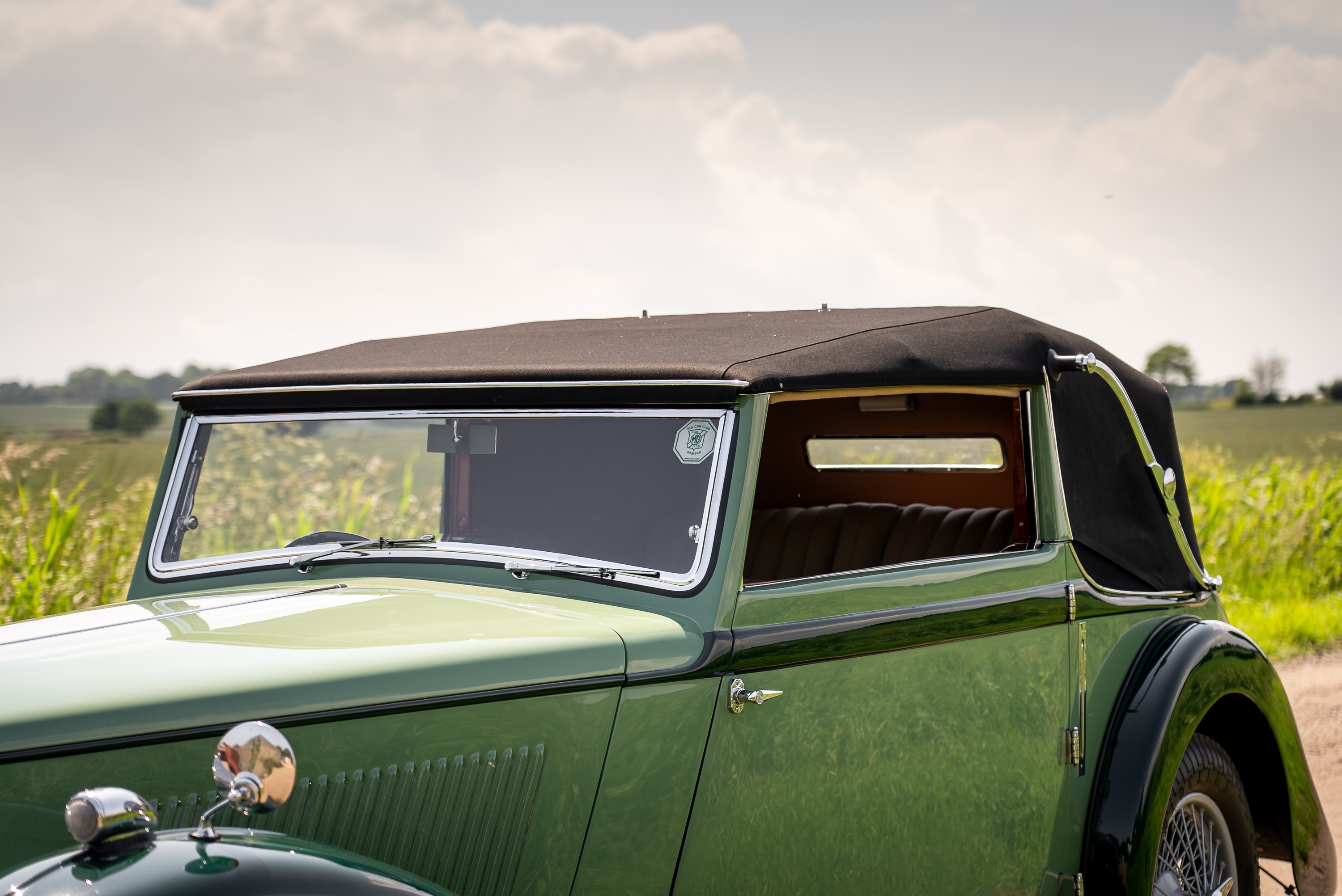 Lot 127 - 1937 MG SA Tickford Drophead Coupe