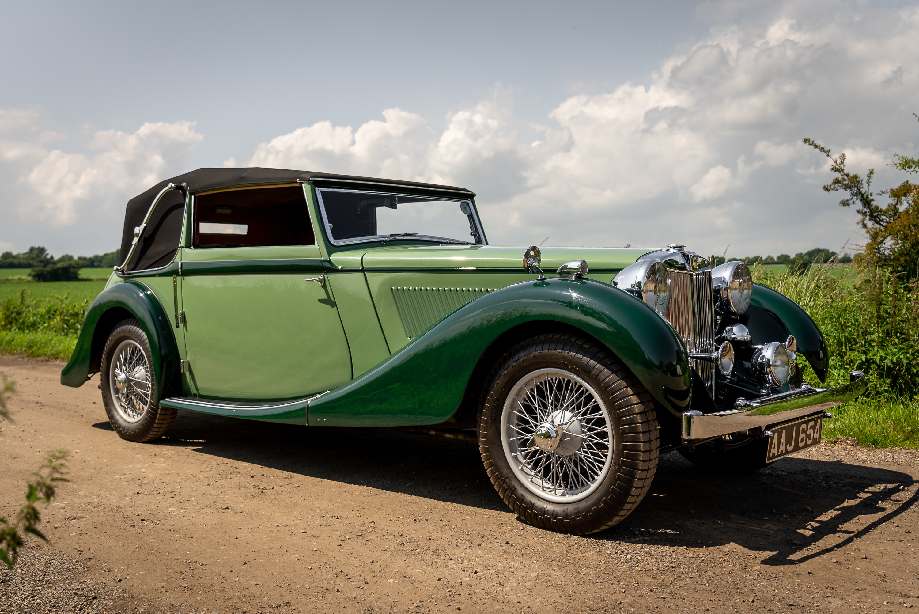 Lot 127 - 1937 MG SA Tickford Drophead Coupe