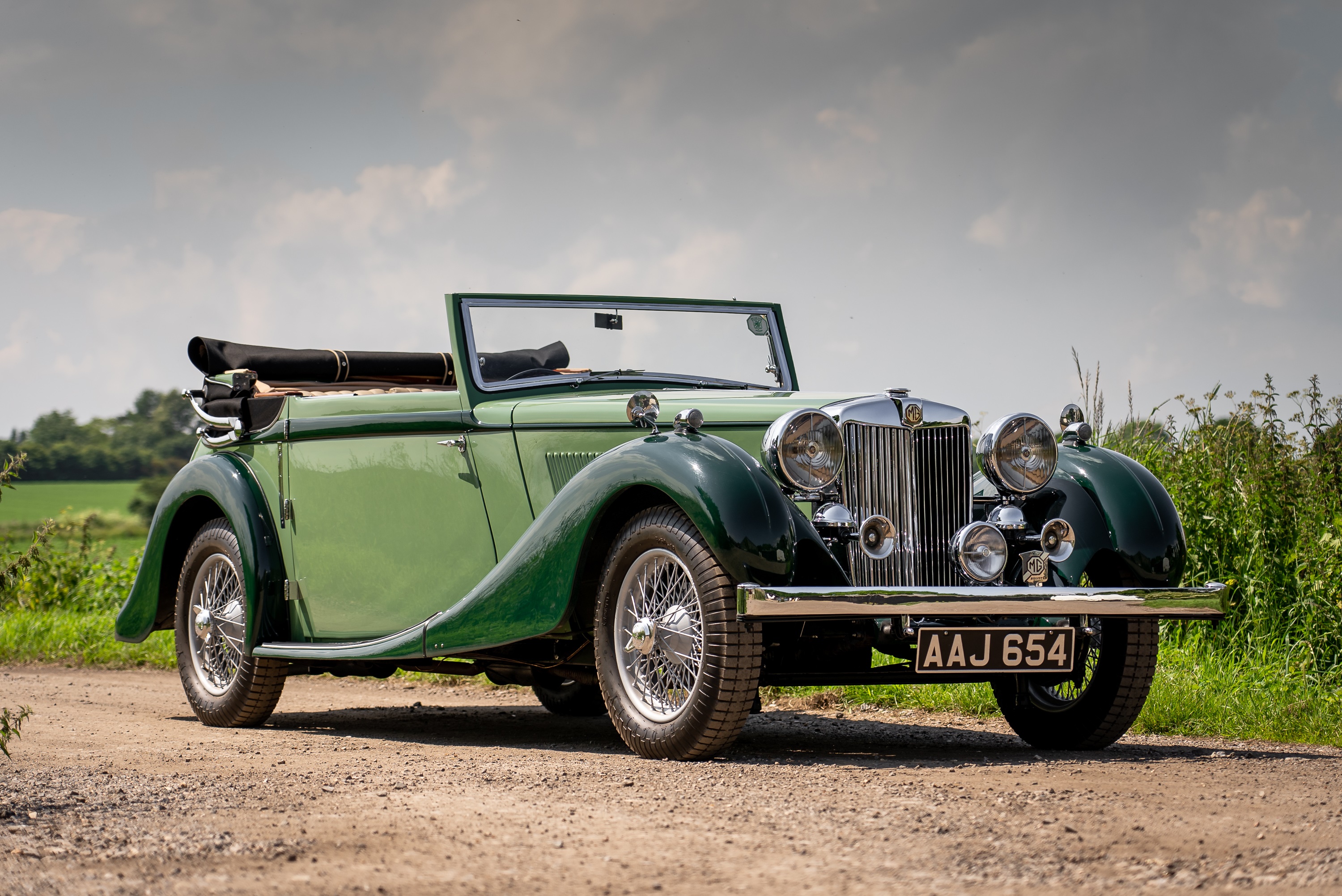 Lot 127 - 1937 MG SA Tickford Drophead Coupe