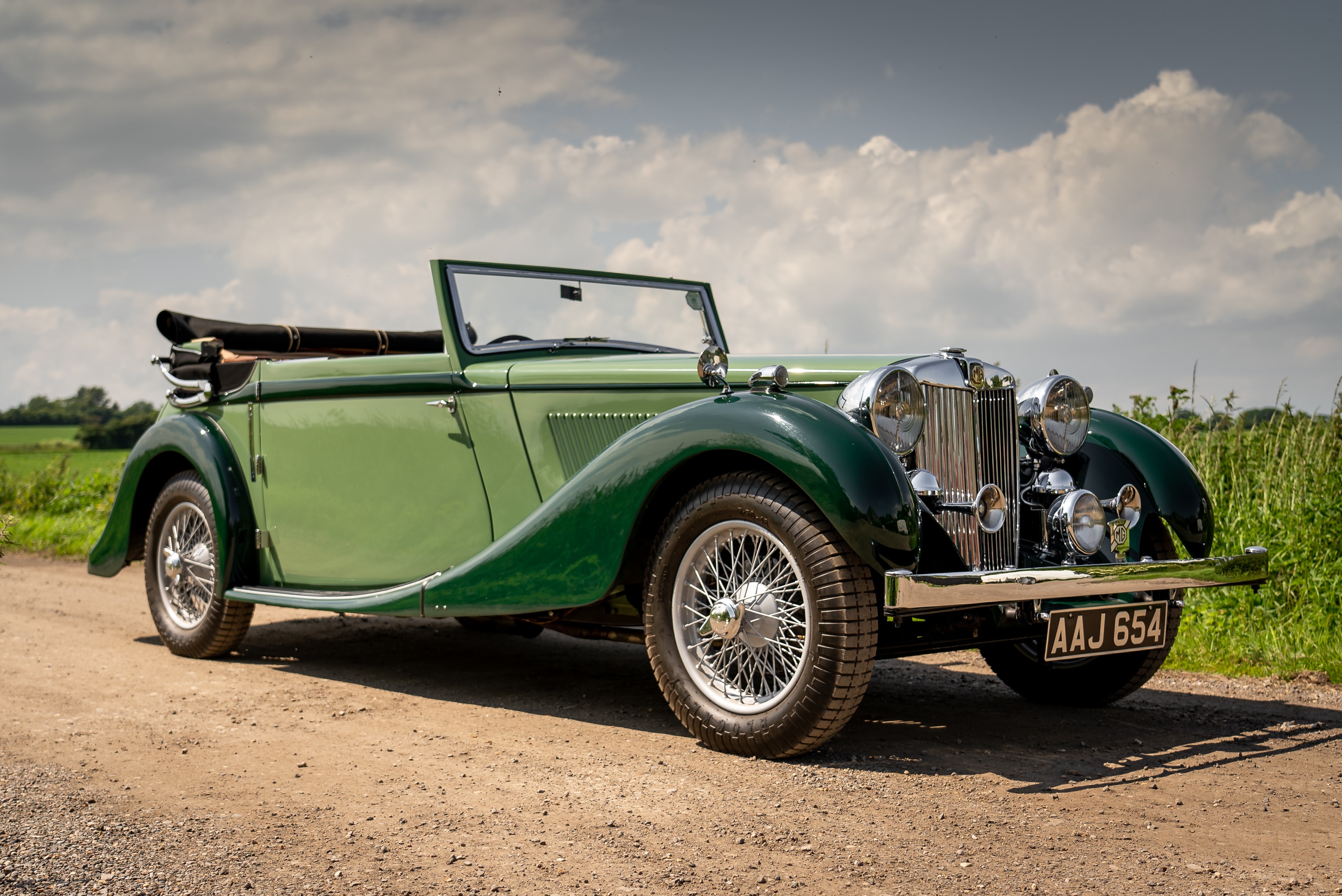 Lot 127 - 1937 MG SA Tickford Drophead Coupe