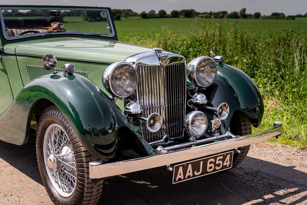Lot 127 - 1937 MG SA Tickford Drophead Coupe