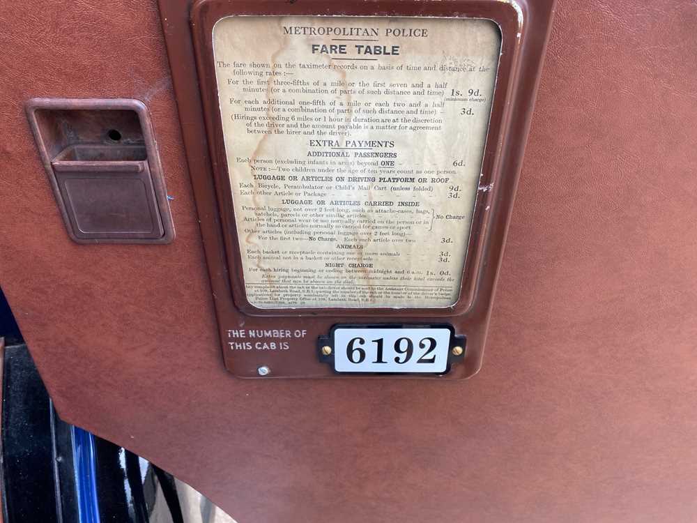 Lot 129 - 1957 Beardmore Mk7 Taxicab