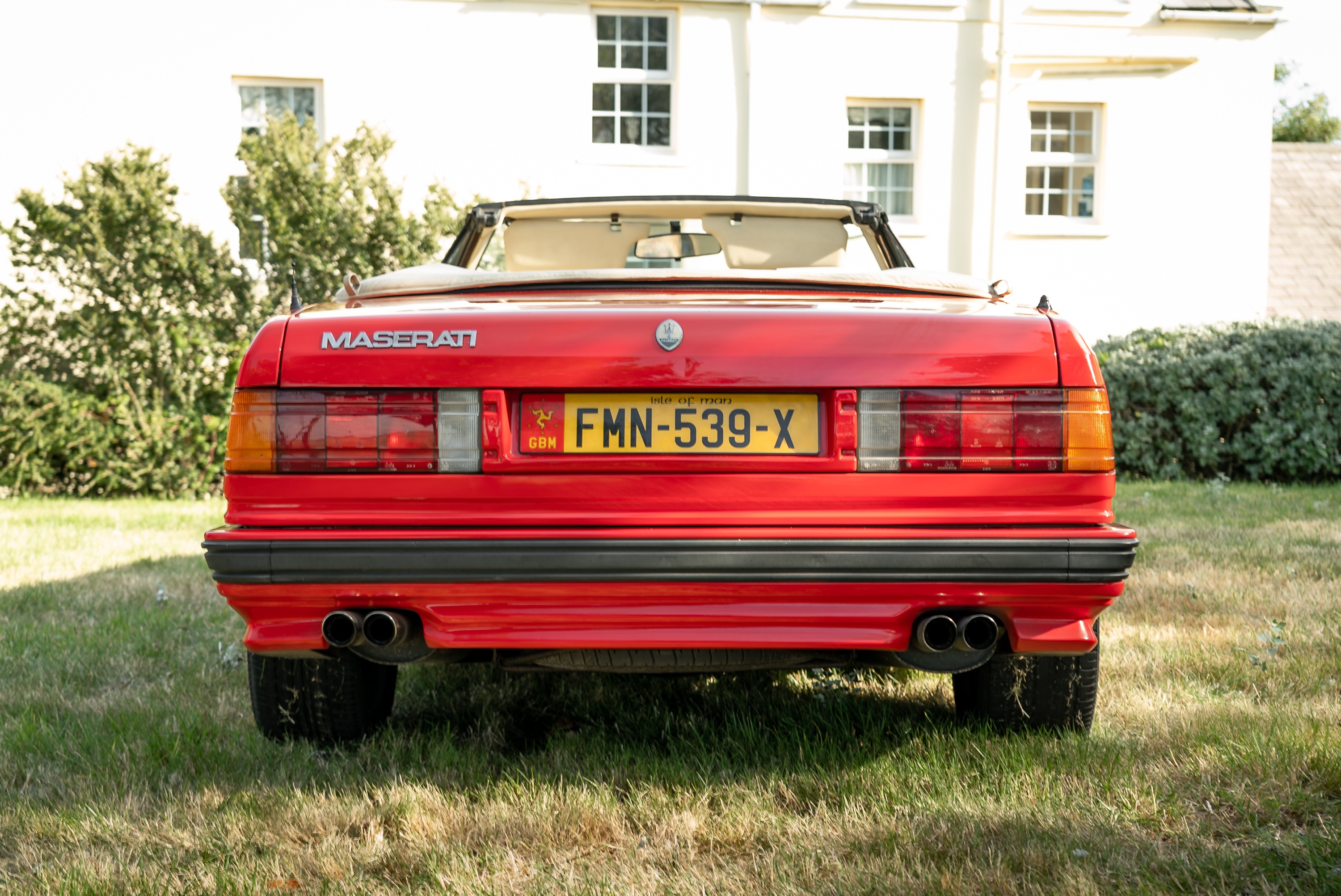Lot 4 - 1991 Maserati Bi -Turbo Spyder E