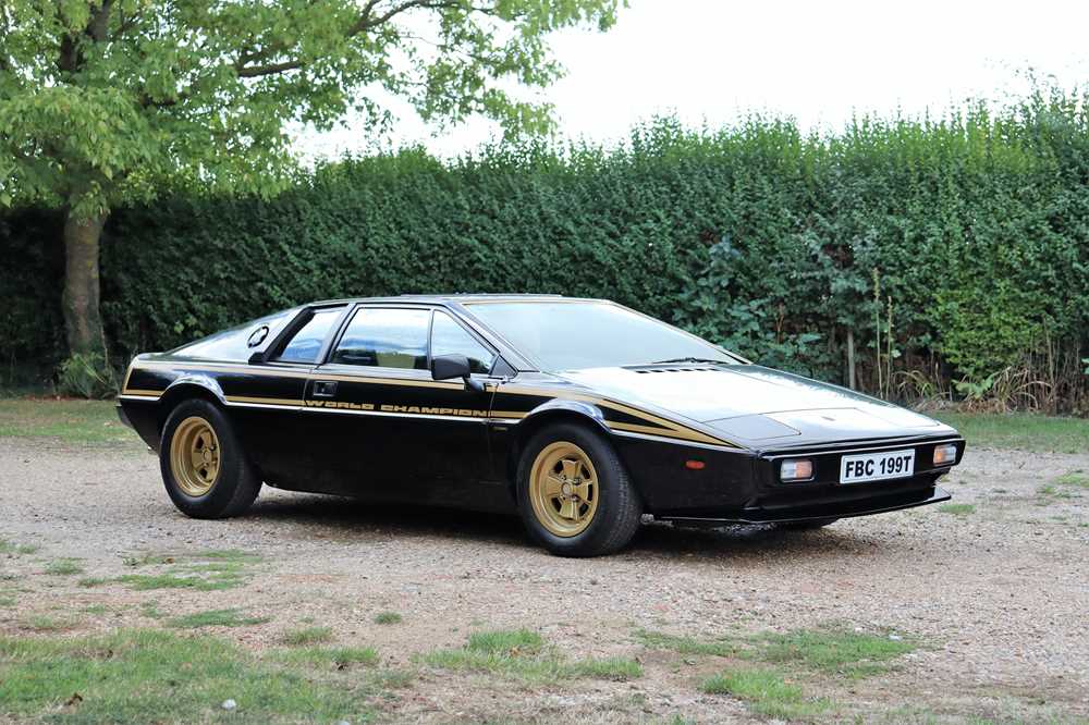 Lot 319 - 1979 Lotus Esprit S2 'JPS' World