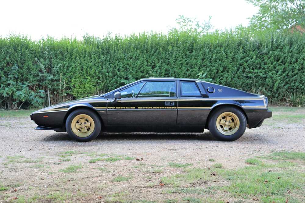 Lot 319 - 1979 Lotus Esprit S2 'JPS' World