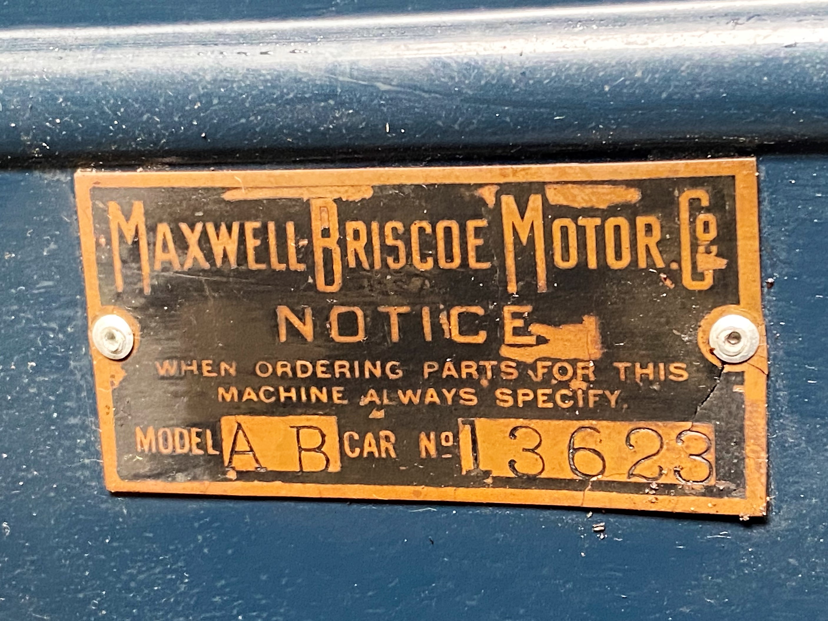 Lot 247 - 1911 Maxwell Model AB Runabout