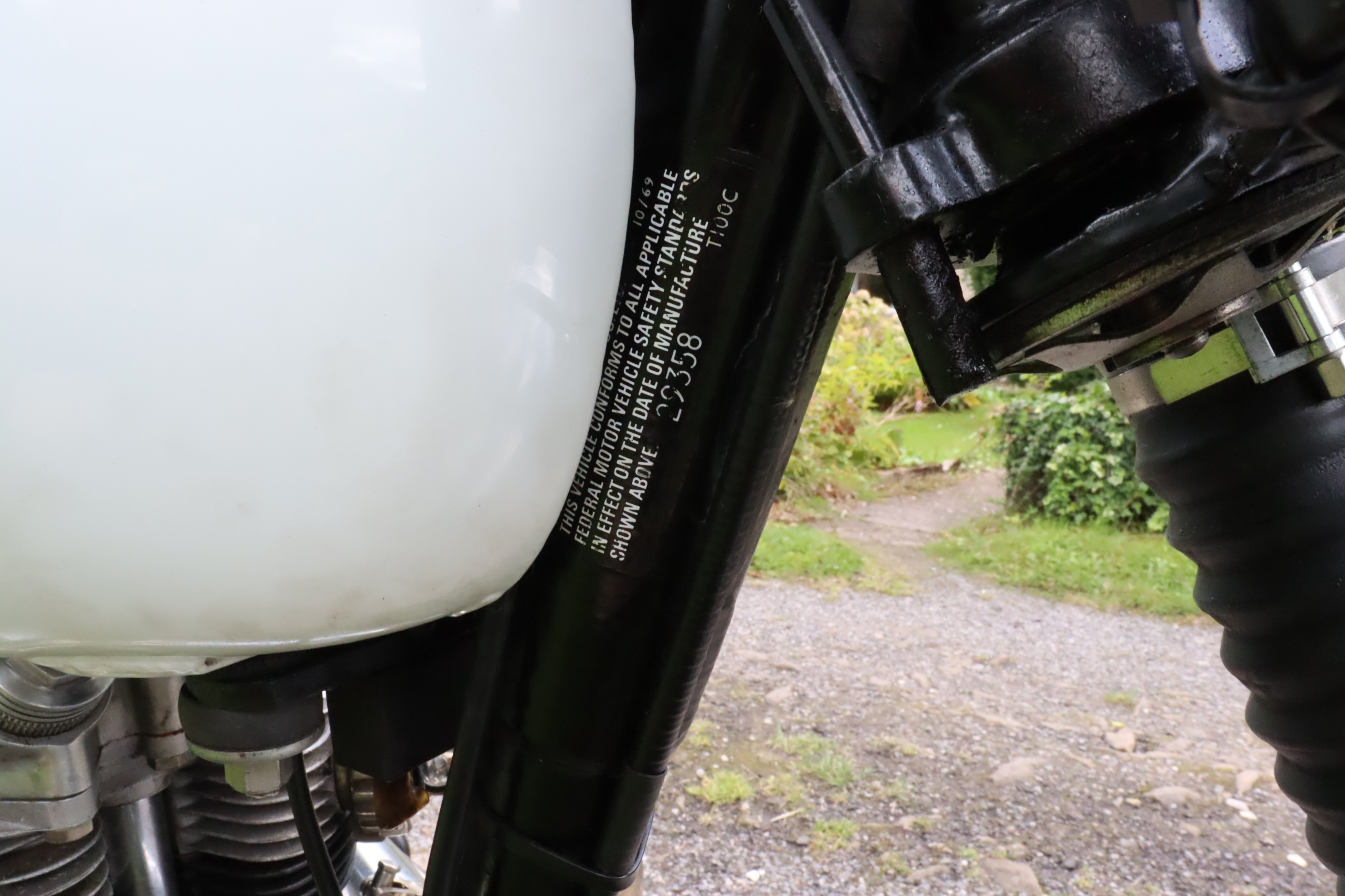 Lot 208 - 1970 Triumph T100C