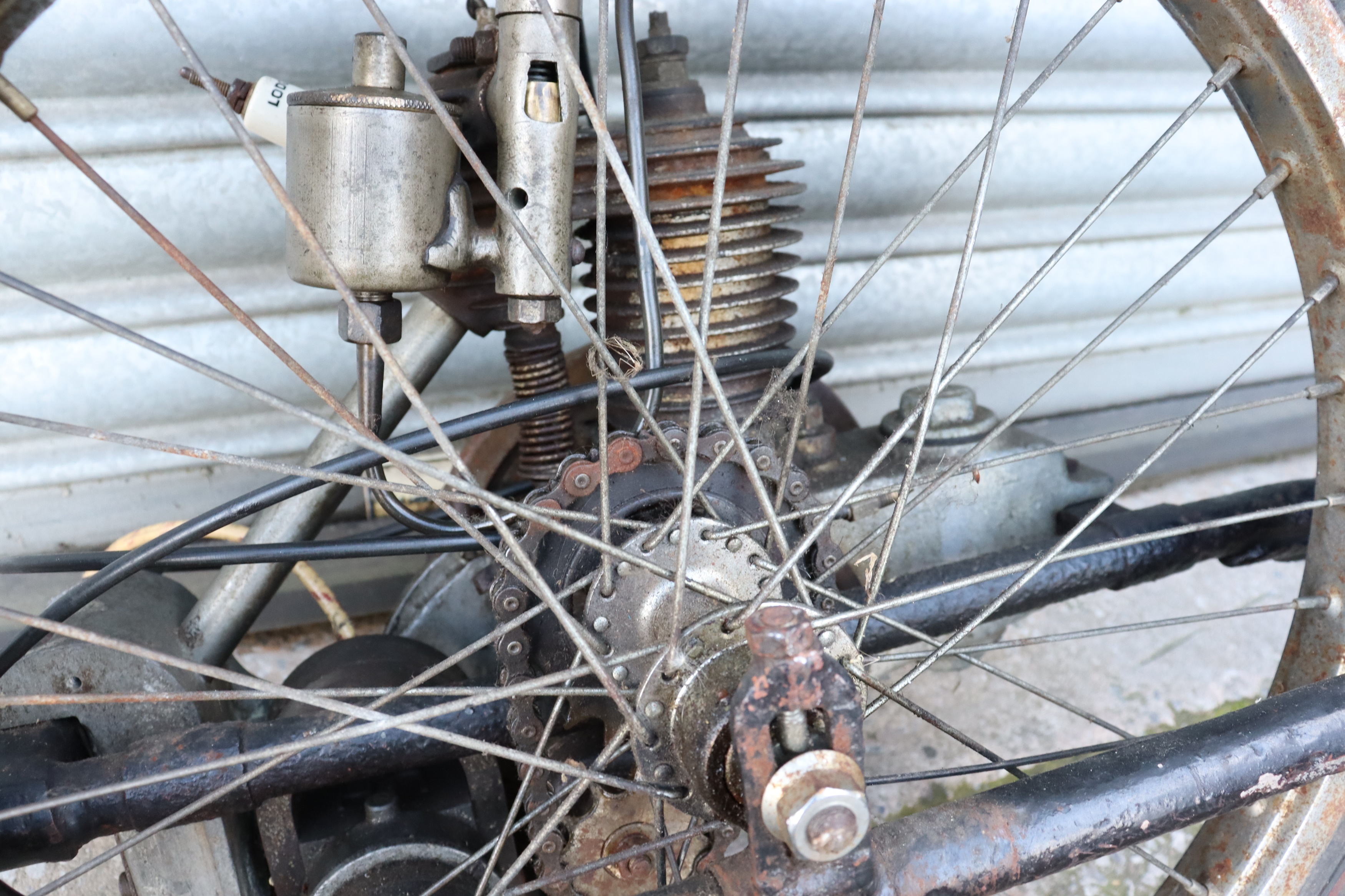 Lot 373 - c.1910s Wall Auto Wheel