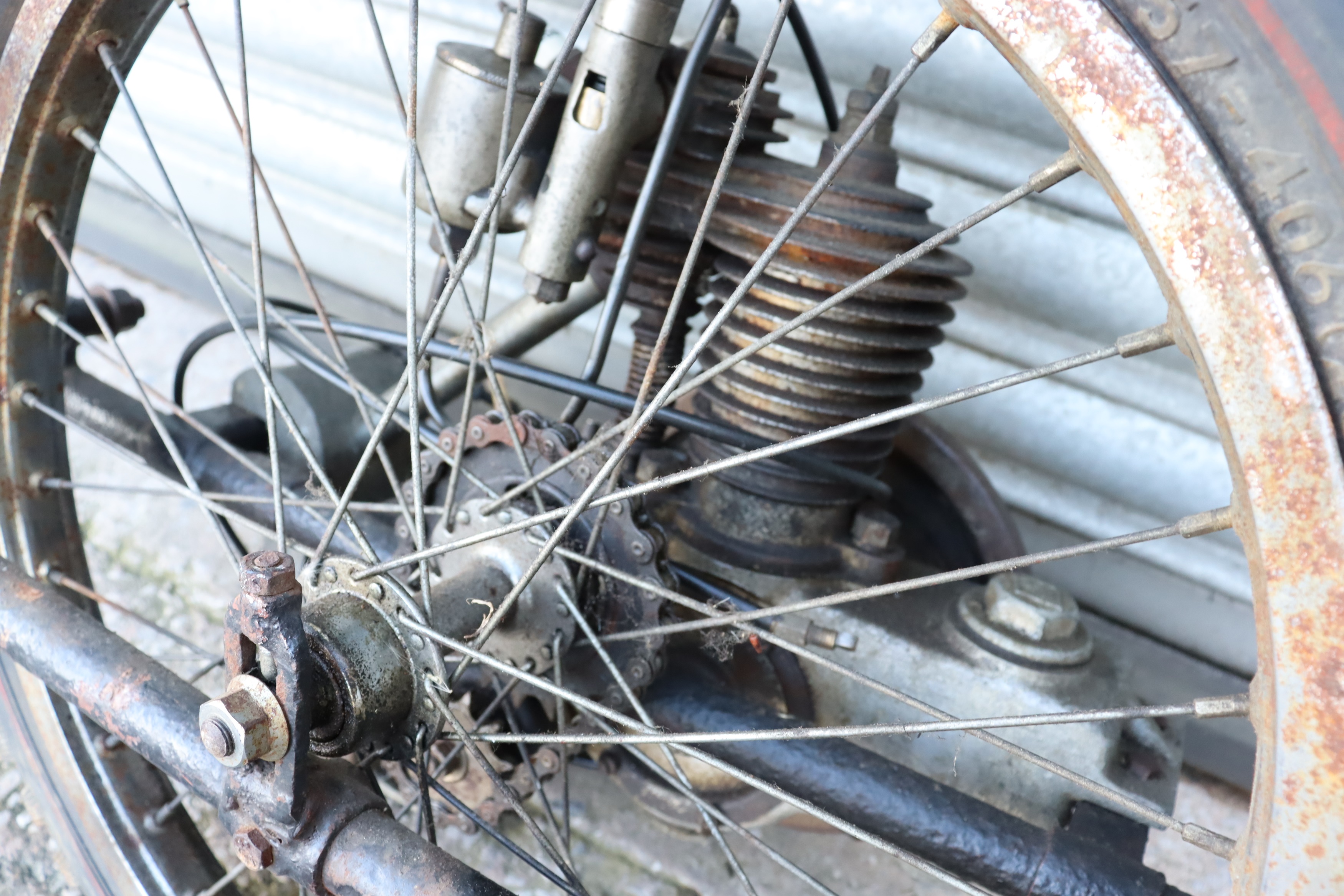 Lot 373 - c.1910s Wall Auto Wheel
