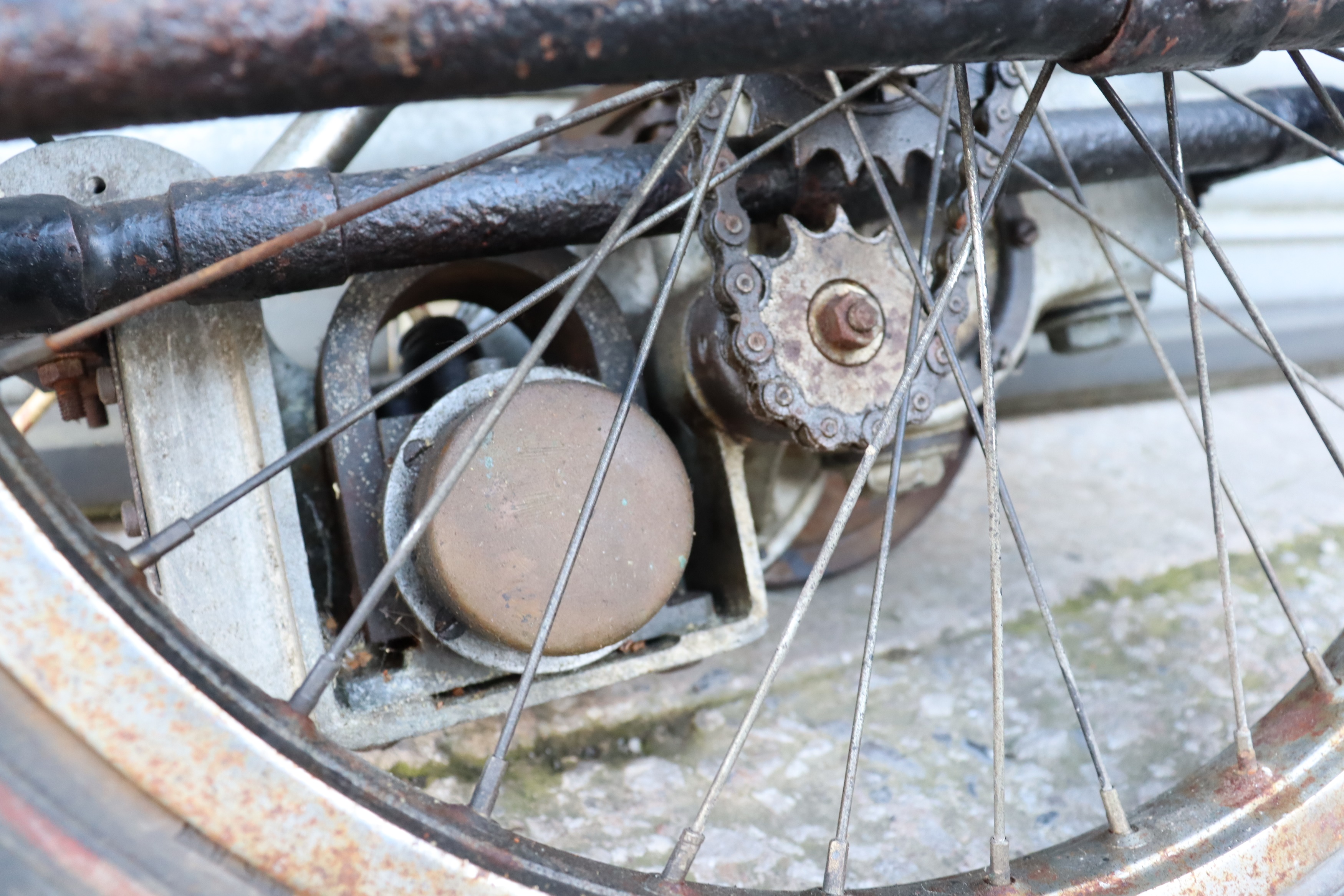 Lot 373 - c.1910s Wall Auto Wheel