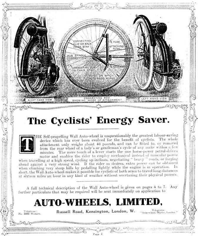 Lot 373 - c.1910s Wall Auto Wheel