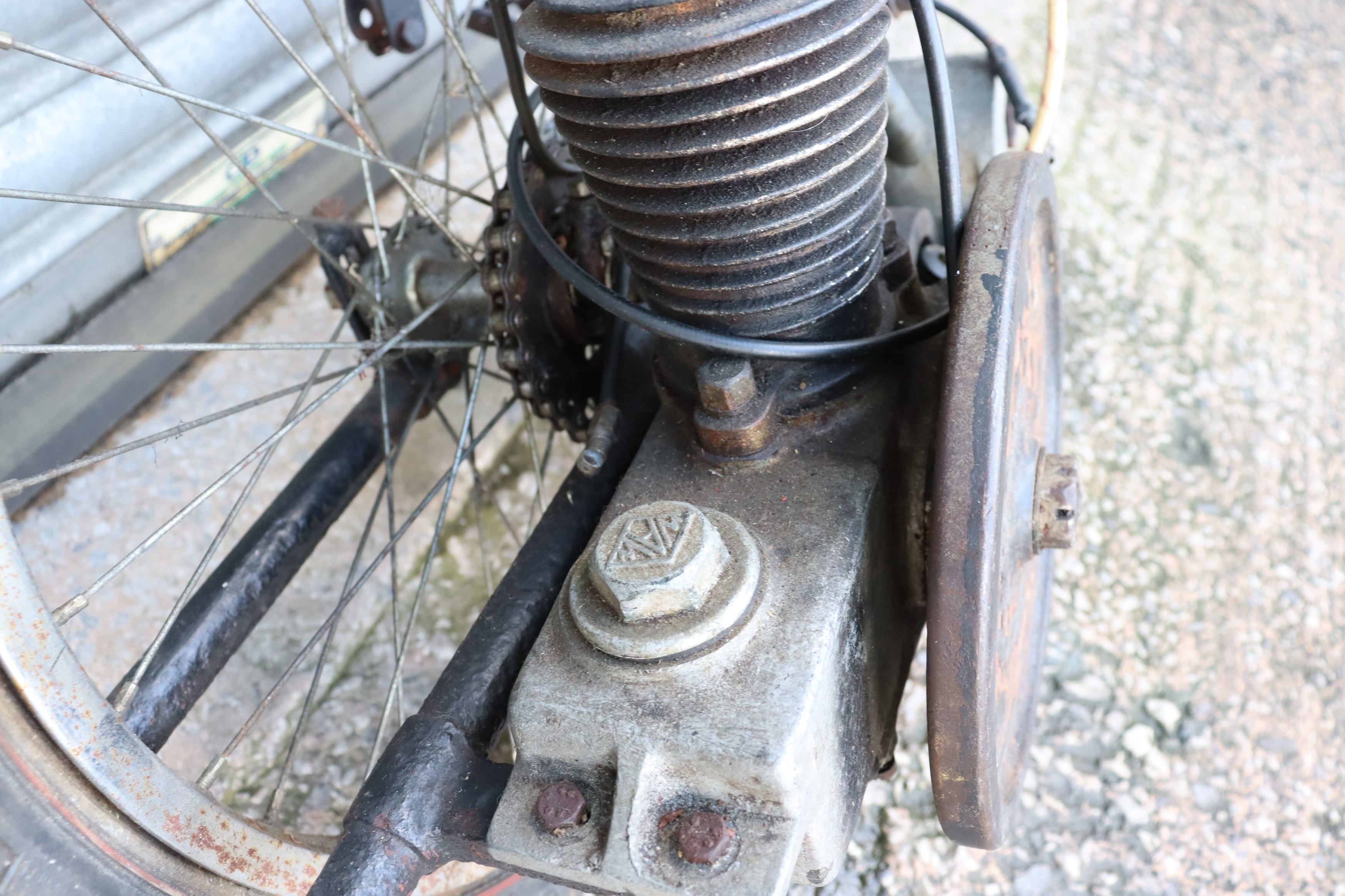 Lot 373 - c.1910s Wall Auto Wheel