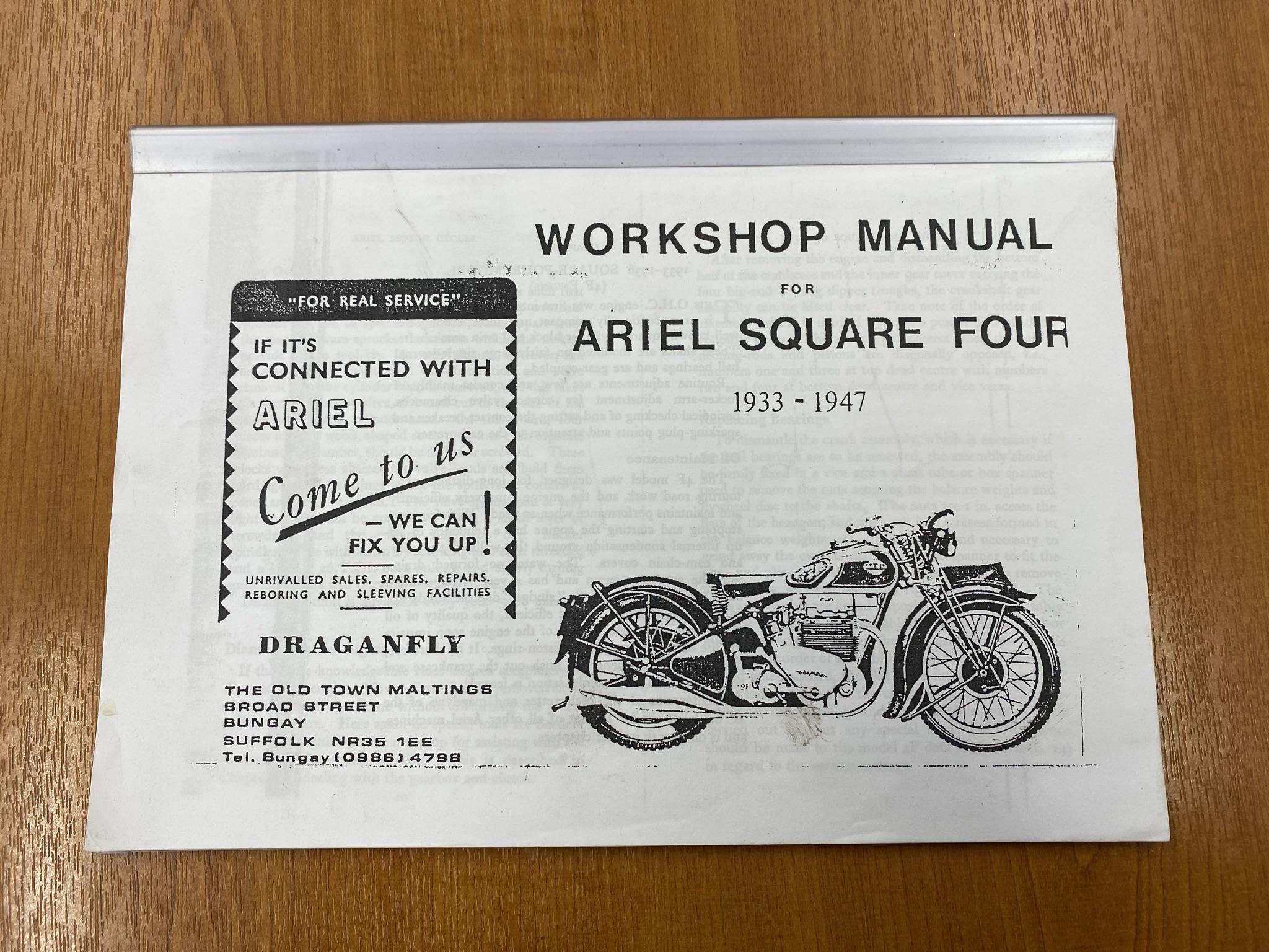 Lot 323 - c.1938 Ariel Square Four