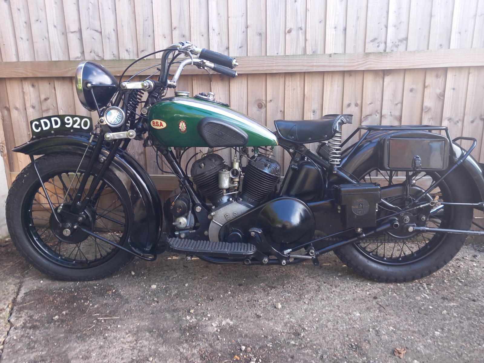 Lot 377 - 1935 BSA G14 1000