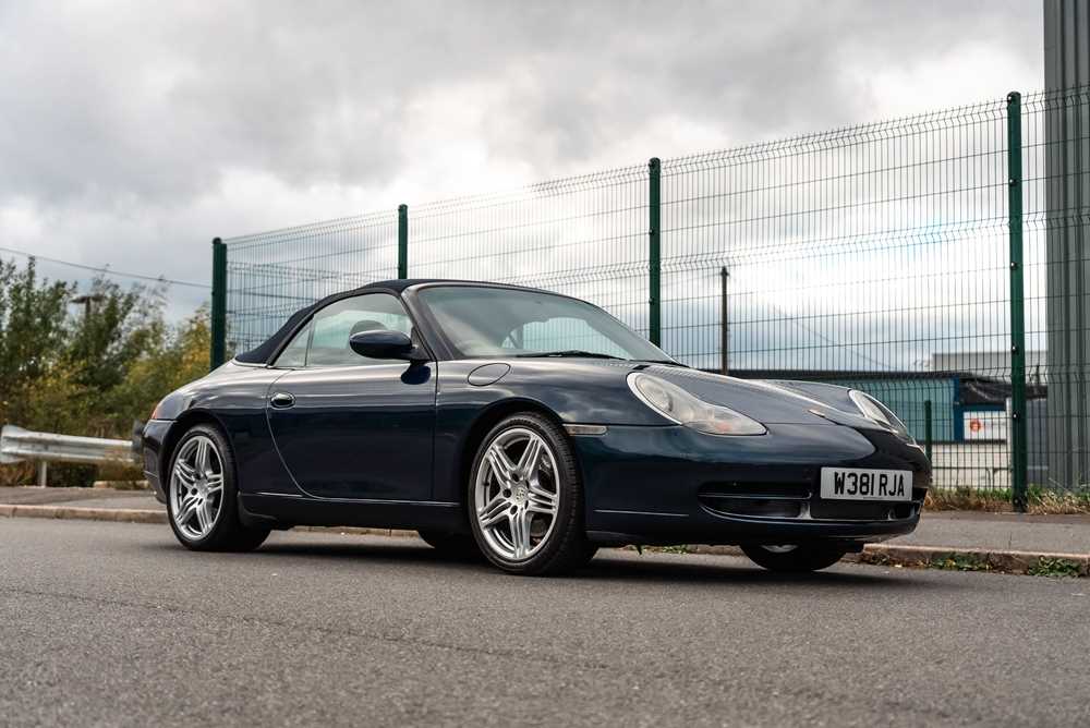 Lot 6 - 2000 Porsche 911 Carrera 2 Cabriolet