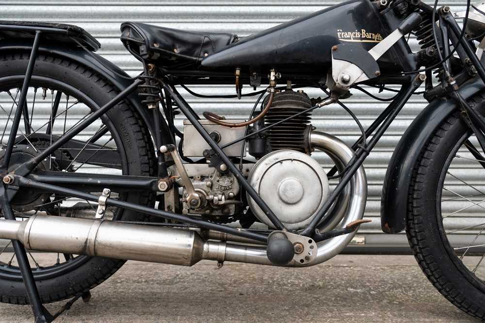 Lot 255 - 1929 Francis-Barnett Model 9 Super Sports