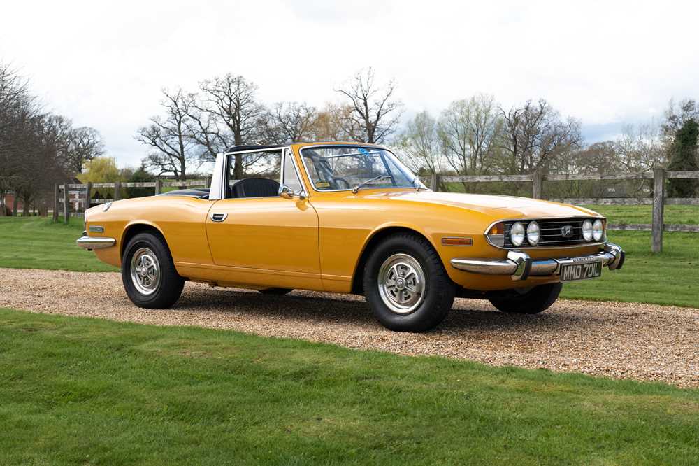 Lot 19 - 1972 Triumph Stag